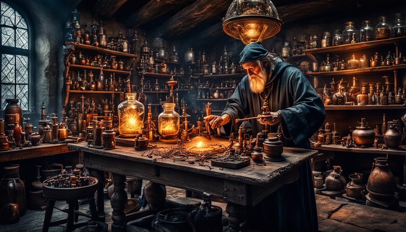 The Alchemist - AI Generated Artwork - NightCafe Creator