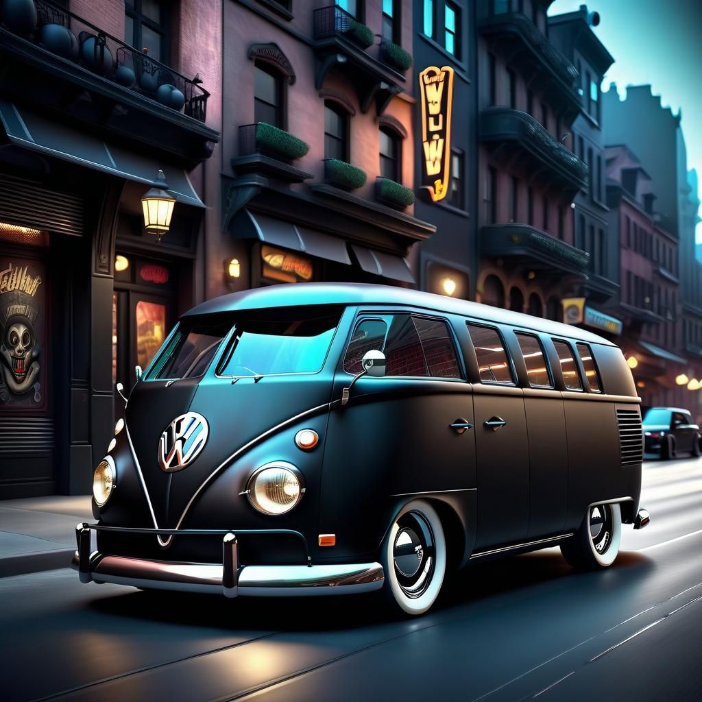 VW Bus - AI Generated Artwork - NightCafe Creator