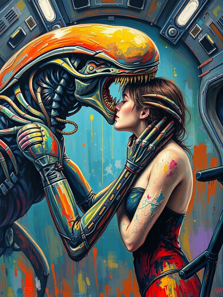 Kiss of Death 4/4 - Xenomorph and Ripley Share a Passionate ...