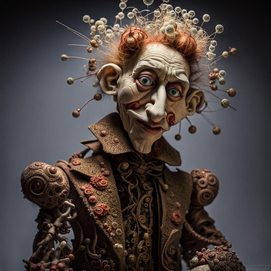 Portrait of a Goofy Puppet. - AI Generated Artwork - NightCafe Creator