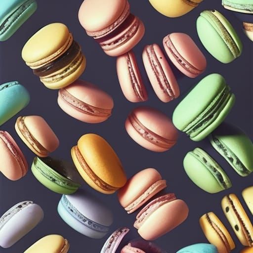 Macarons - AI Generated Artwork - NightCafe Creator