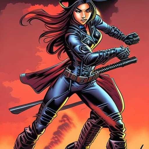 The Black Baroness: Survivor Of The Surreal! - AI Generated Artwork ...