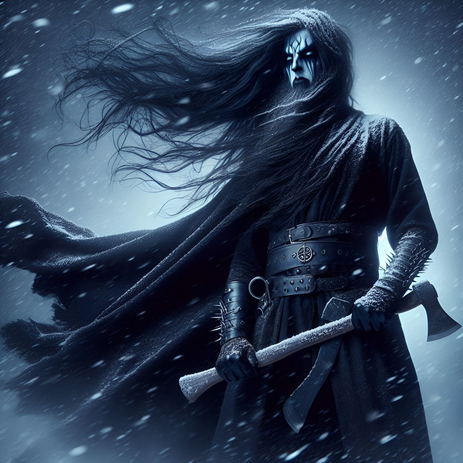 metalhead warrior character - AI Generated Artwork - NightCafe Creator