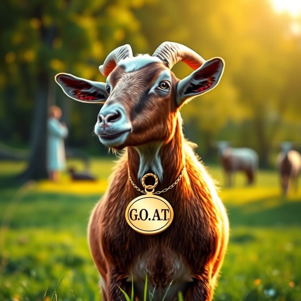 G.O.A.T. Goat - G.O.A.T. Goat in Impressionist Style