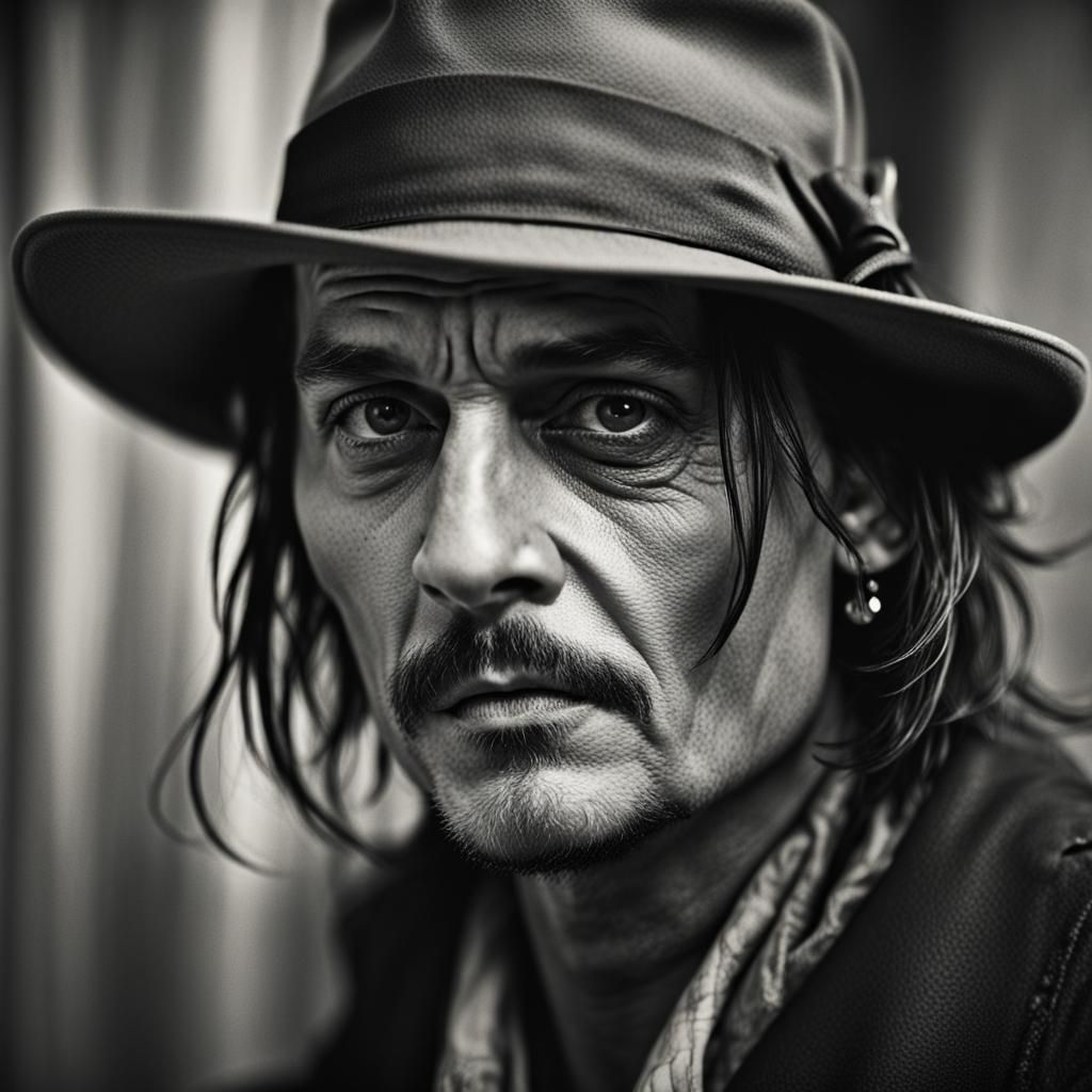 Johnny Depp - AI Generated Artwork - NightCafe Creator
