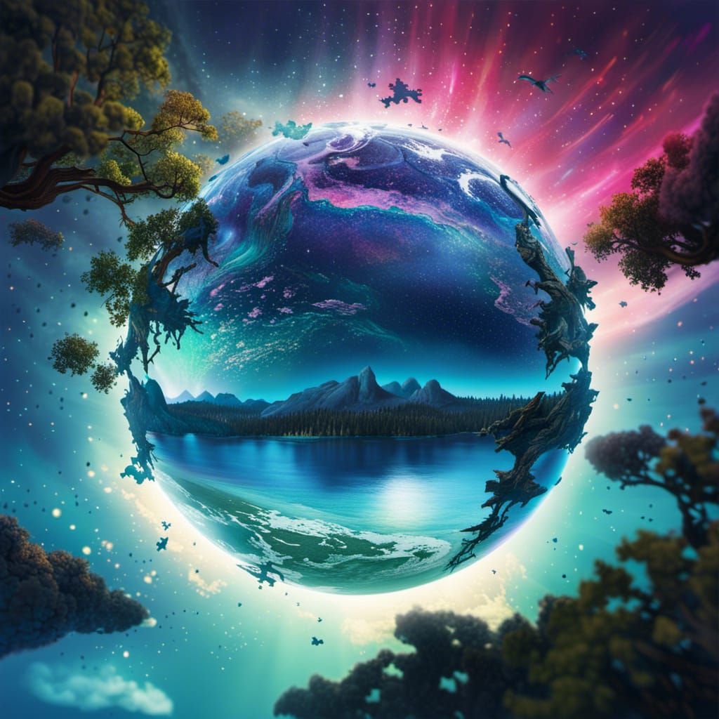 bubble realm - AI Generated Artwork - NightCafe Creator