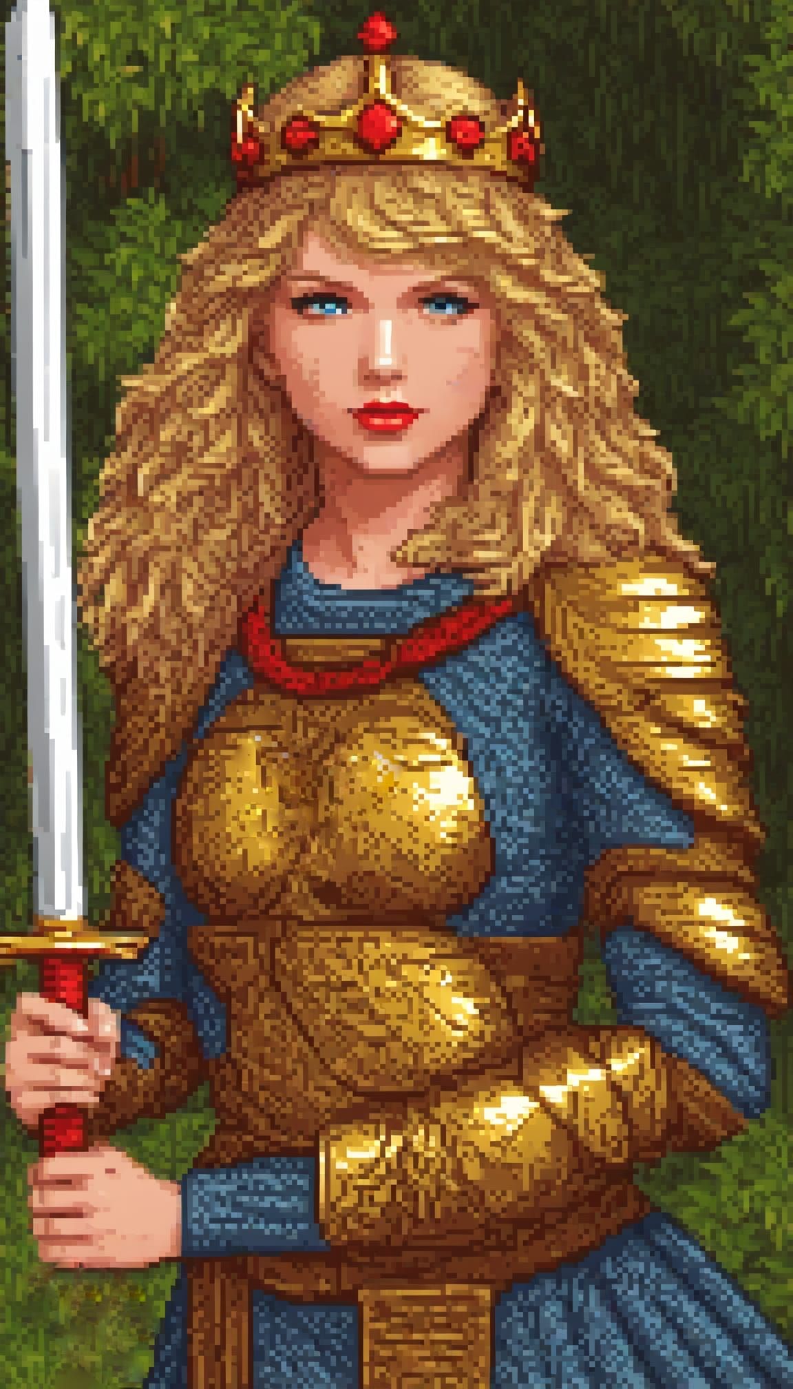 Taylor as a 1990s Arcade Game Character - AI Generated Artwork - NightCafe Creator