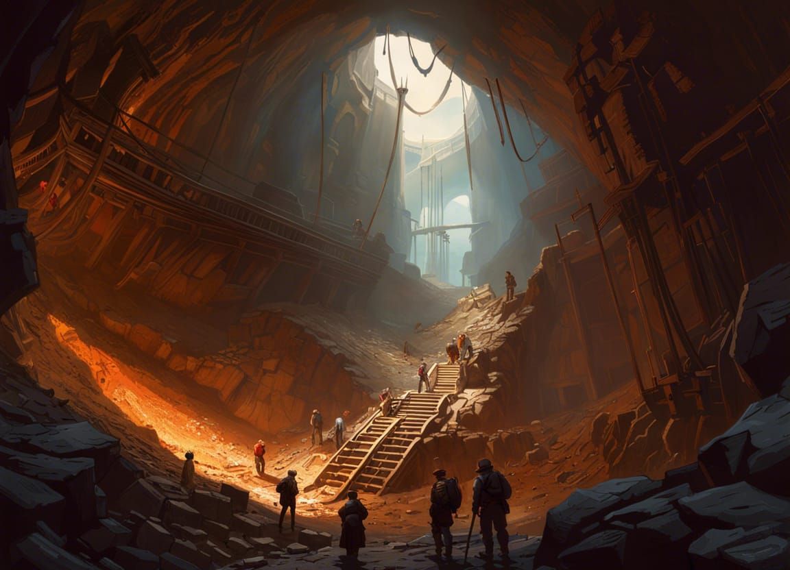 Digging ancient Babilonian city - AI Generated Artwork - NightCafe Creator