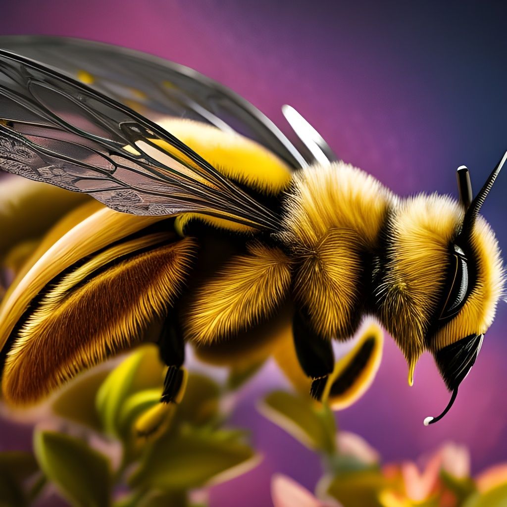 Bee - AI Generated Artwork - NightCafe Creator