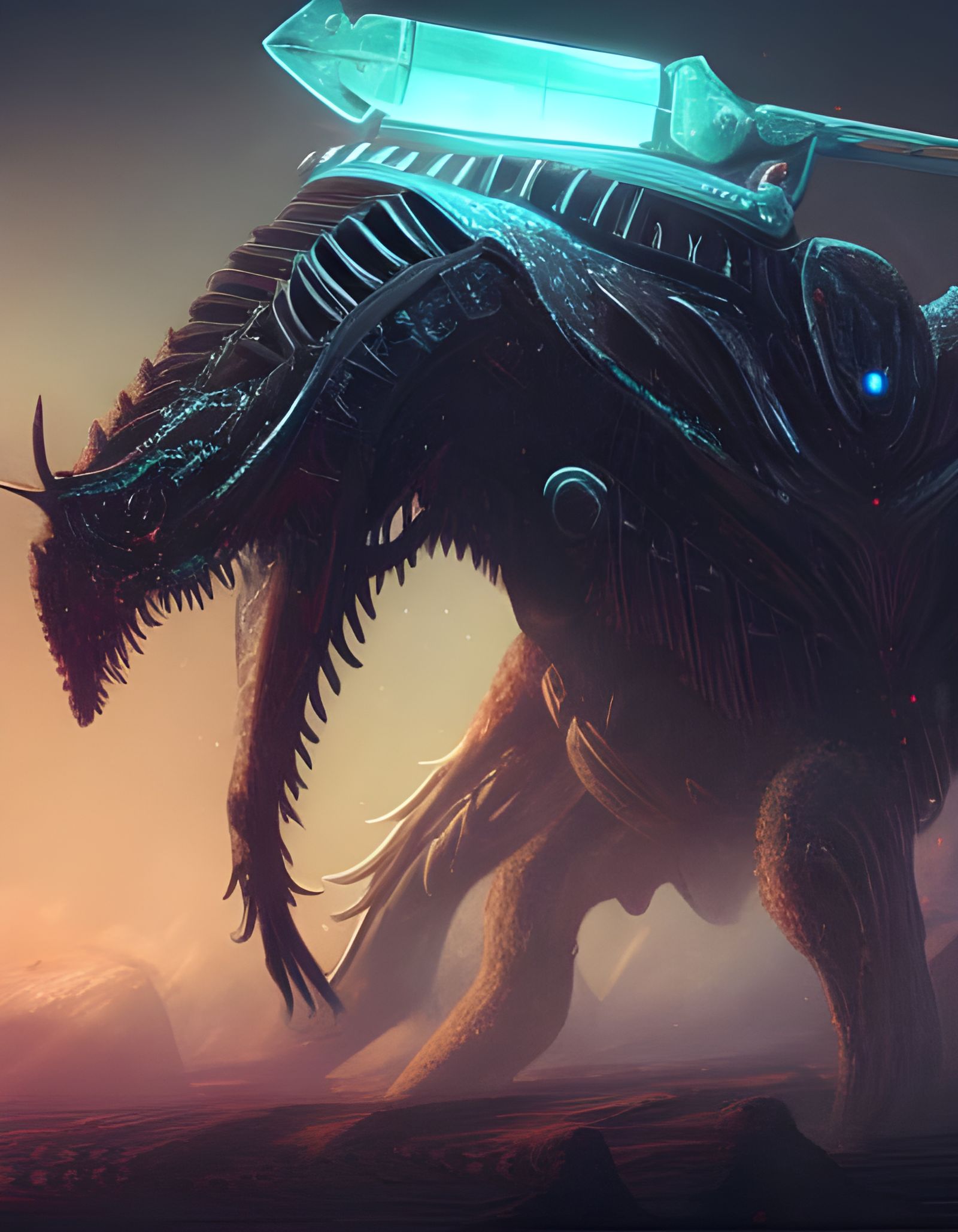 Crystal Leviathan - AI Generated Artwork - NightCafe Creator