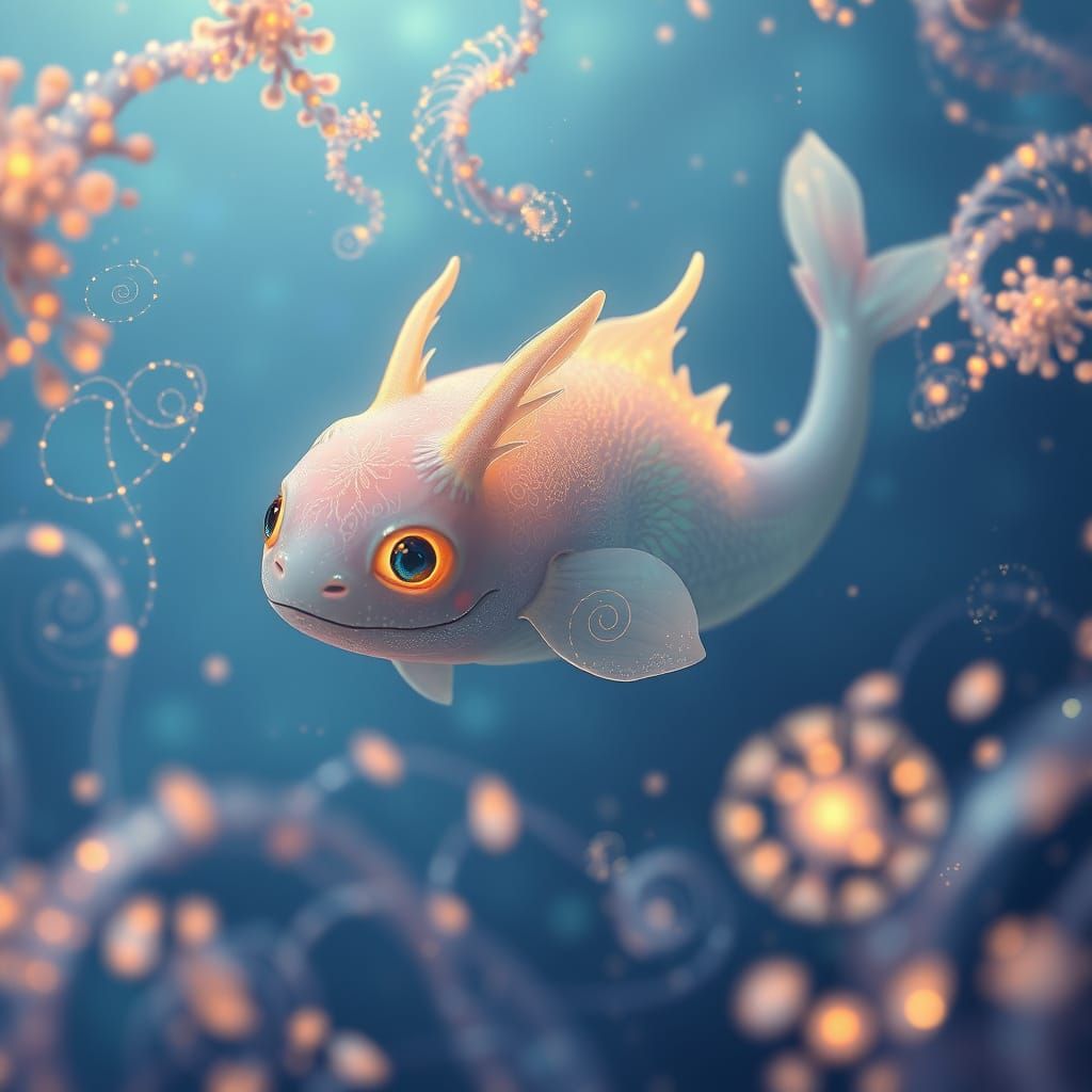 gyat - Dreamlike Gyat Amidst Iridescent Ocean Currents