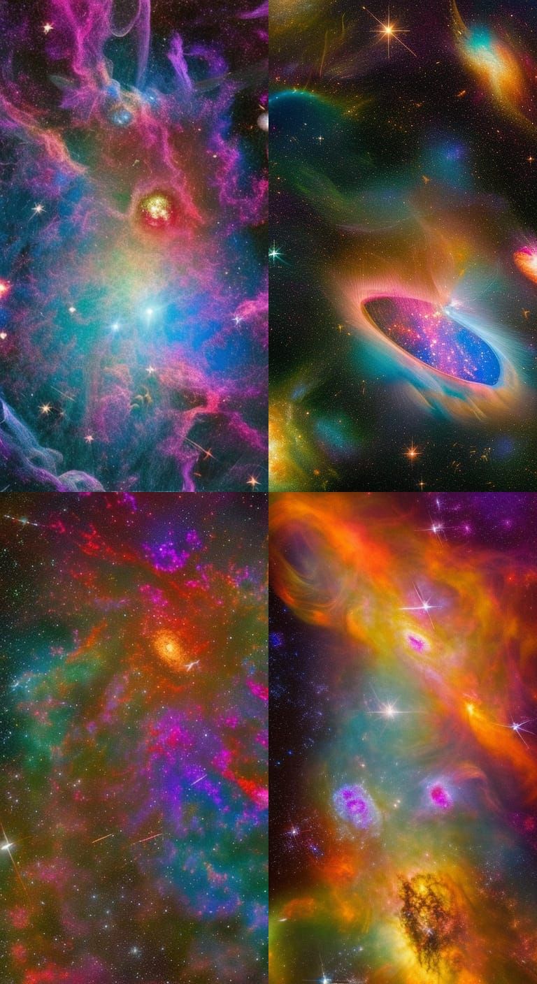 8k resolution holographic astral cosmic illustration mixed media by ...