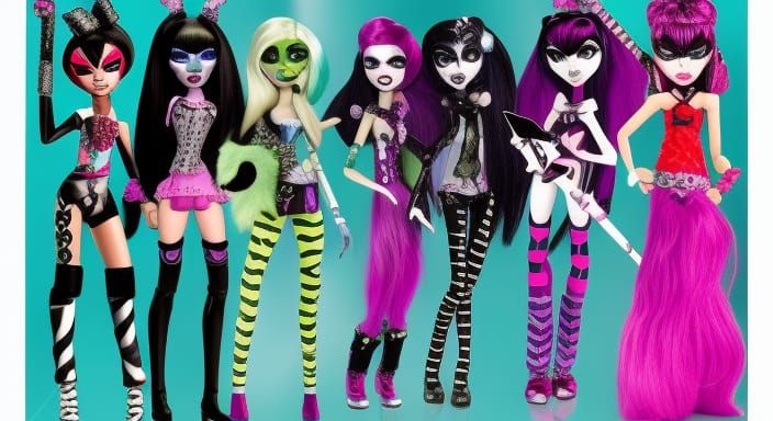 Monster High character 6974 - AI Generated Artwork - NightCafe Creator
