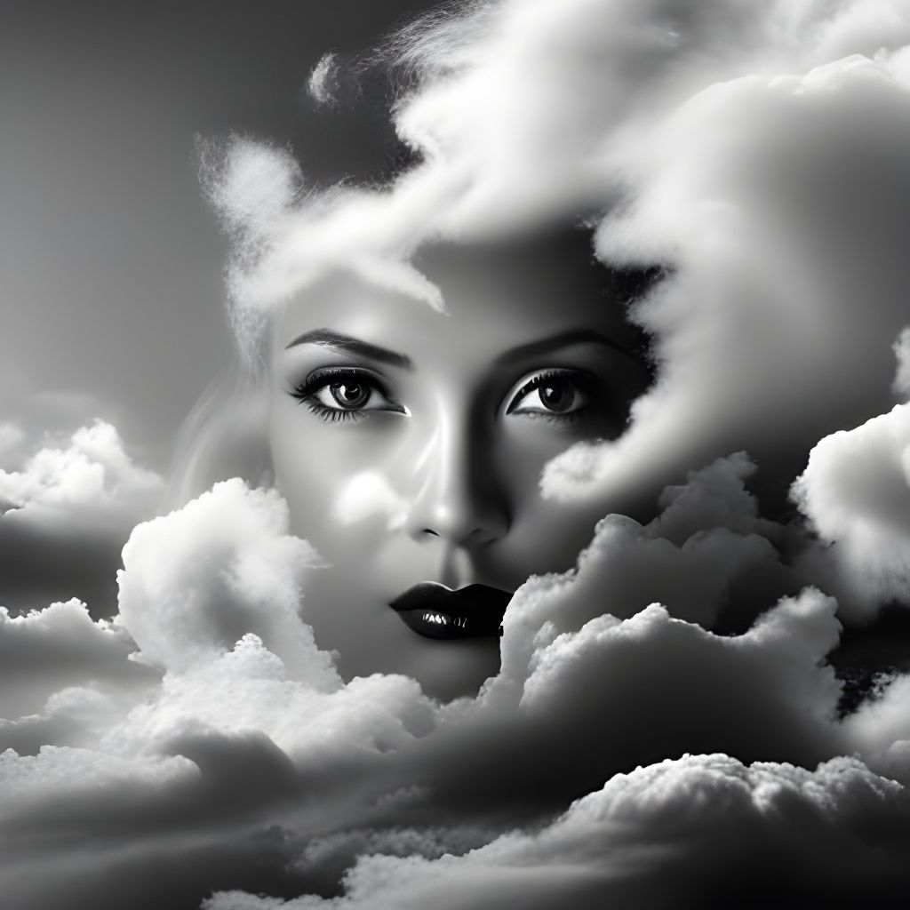 cloud woman - AI Generated Artwork - NightCafe Creator