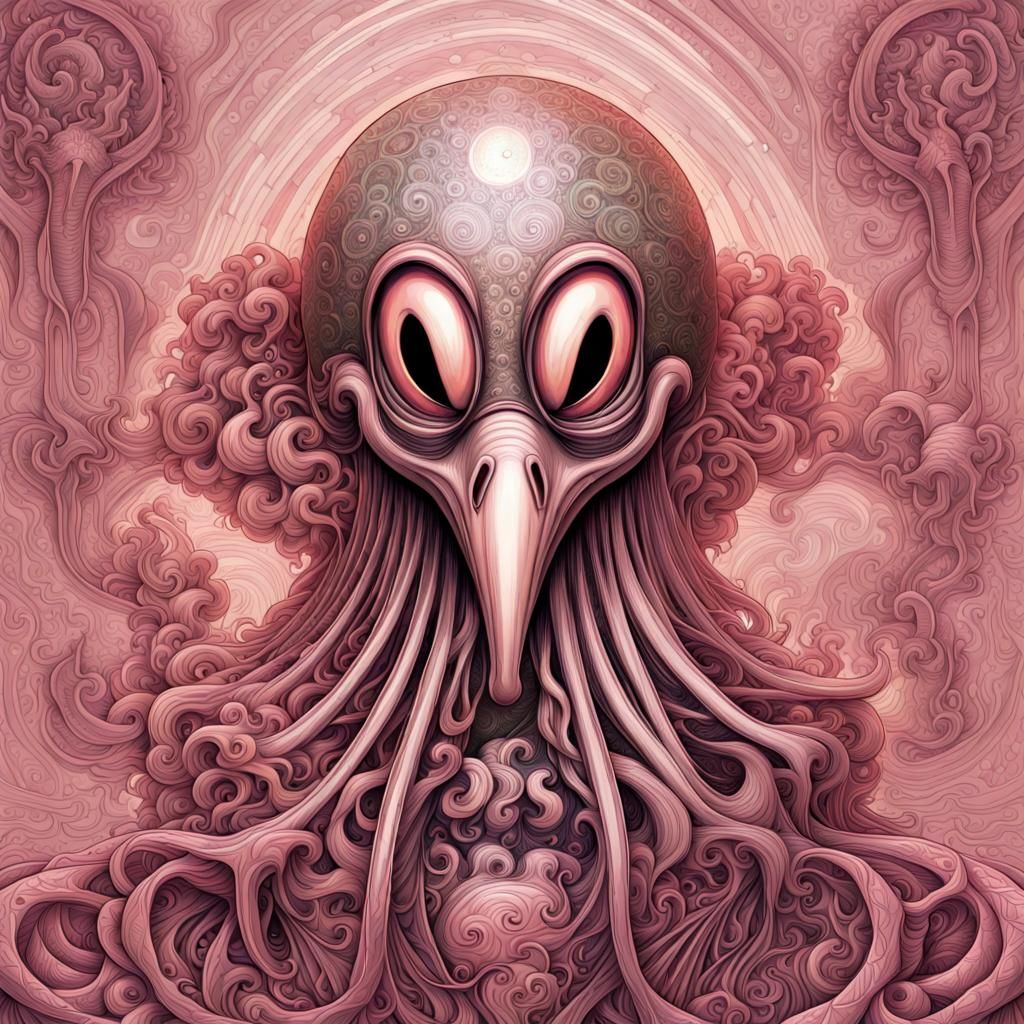 Terrifying Donald Duck Cthulhu hybrid - AI Generated Artwork ...