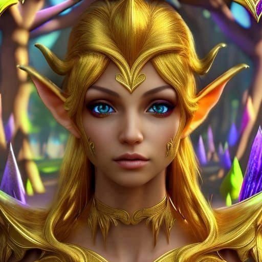 Golden elf : r/nightcafe