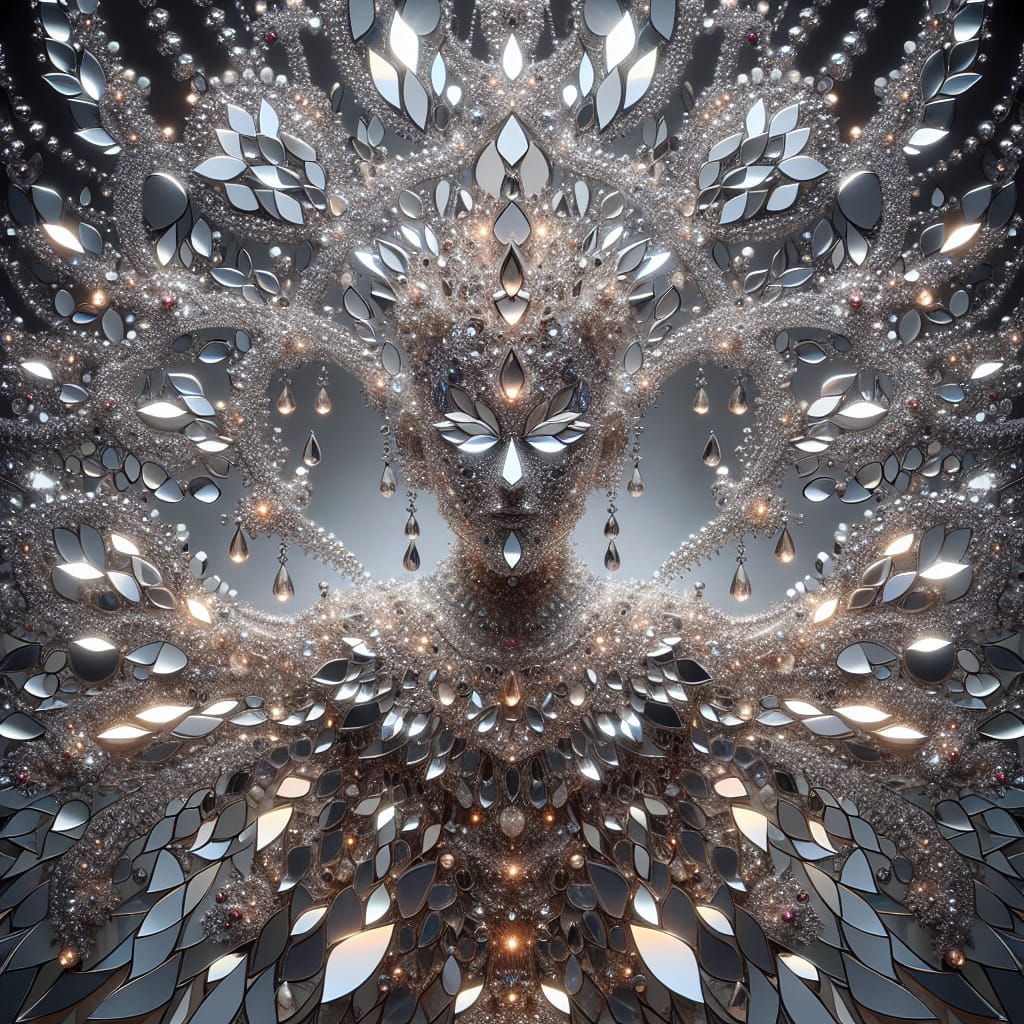 Стеклянный облик - Surreal Entity in a Maze of Mirrors