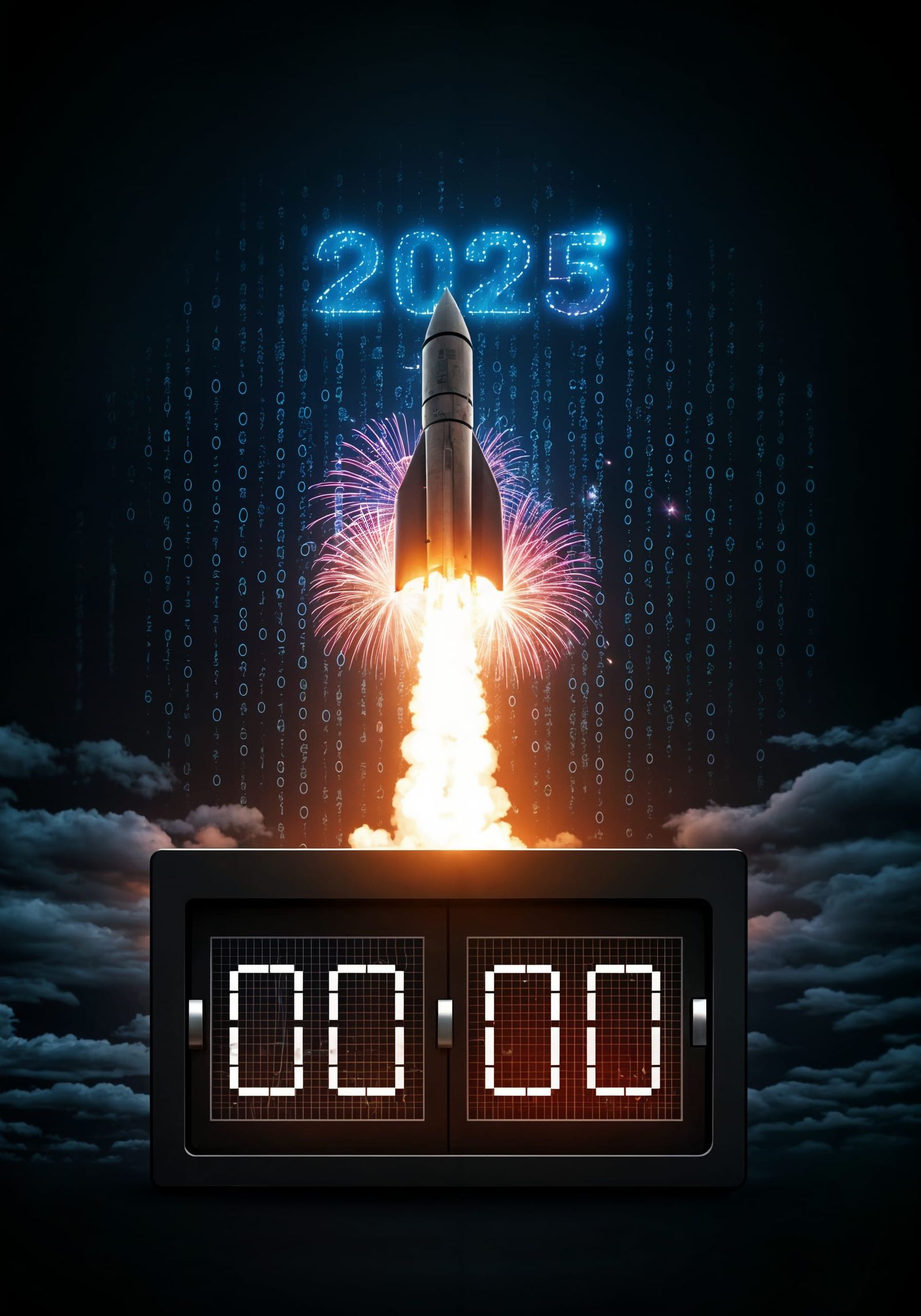 The Year 2025 Starts - Cosmic Countdown: 2025 Launched into ...