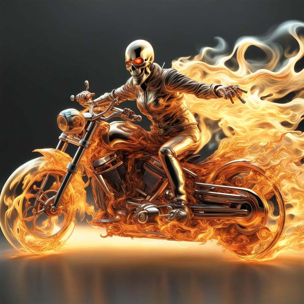 Ghost Rider - AI Generated Artwork - NightCafe Creator