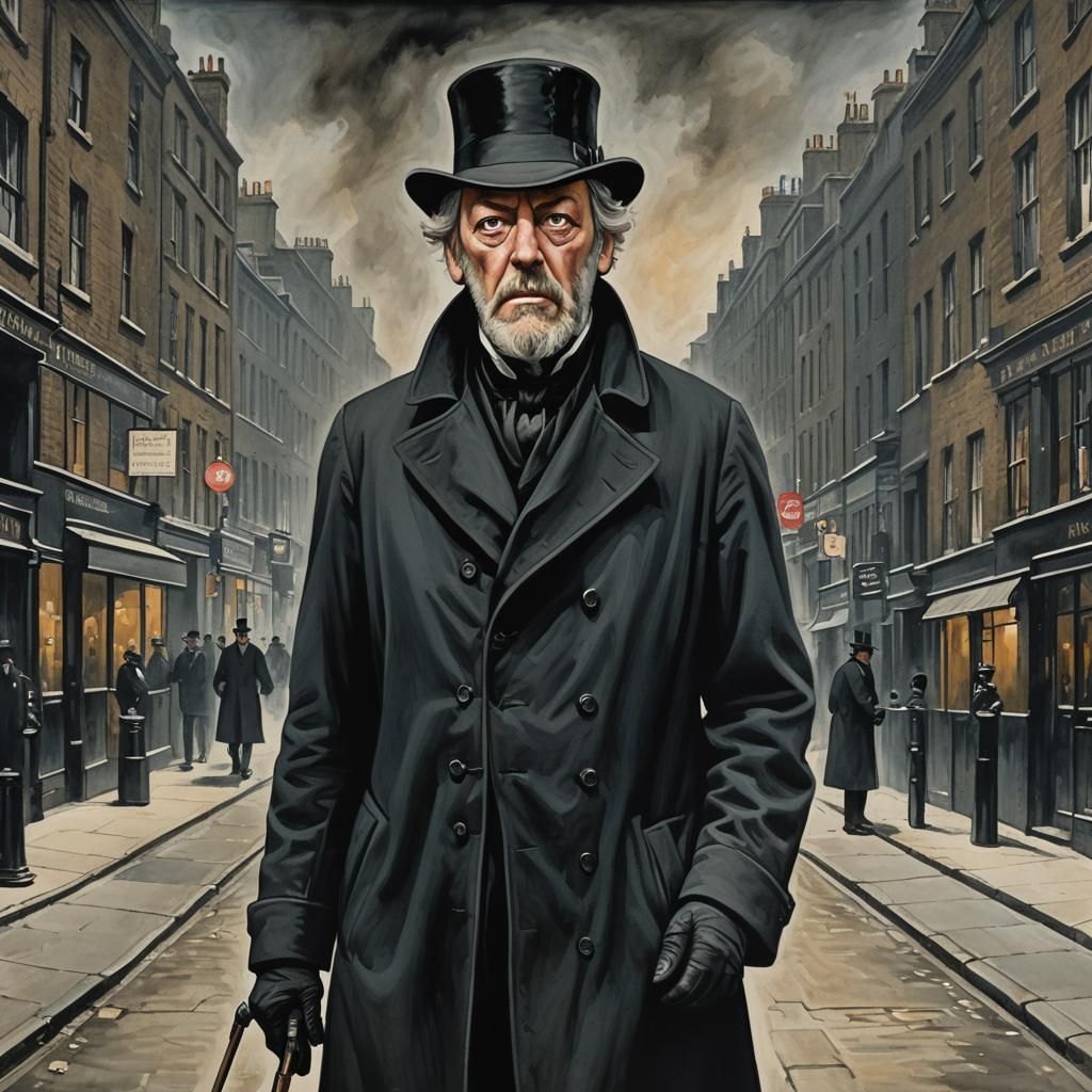 Donald Sutherland with white beard as Jack the Ripper - AI Generated ...