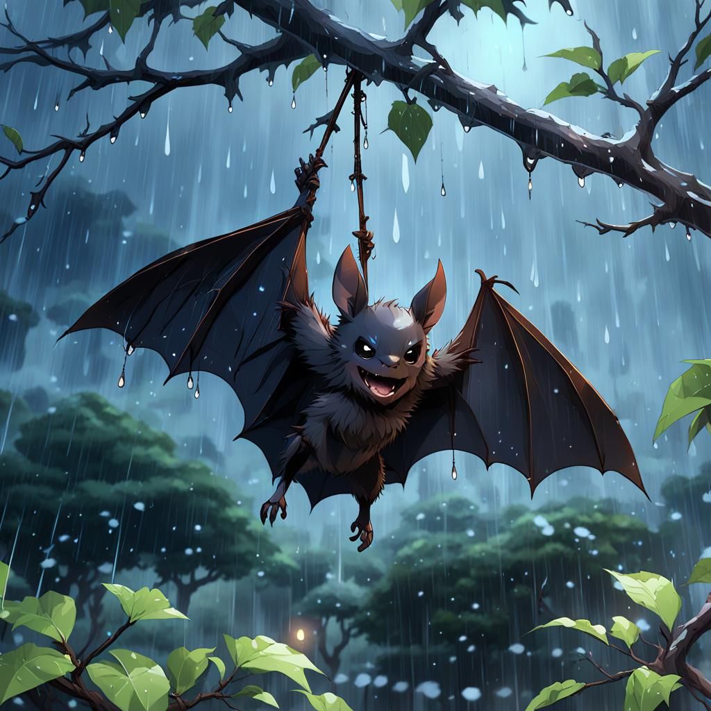 A batty good evening. - AI Generated Artwork - NightCafe Creator