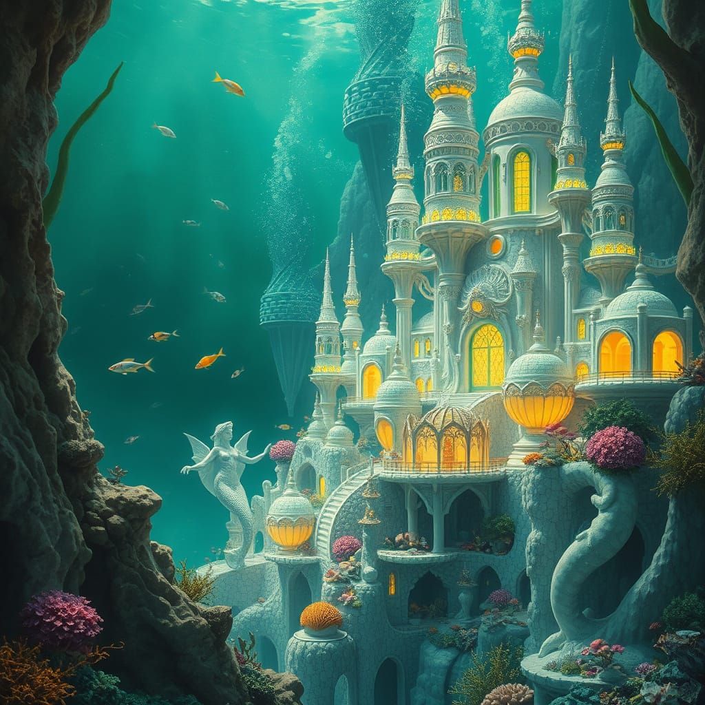Underwater Mermaids' Palace v2 - Underwater Mermaids' Palace...