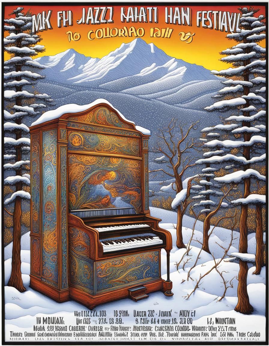 Winter Jazz - AI Generated Artwork - NightCafe Creator