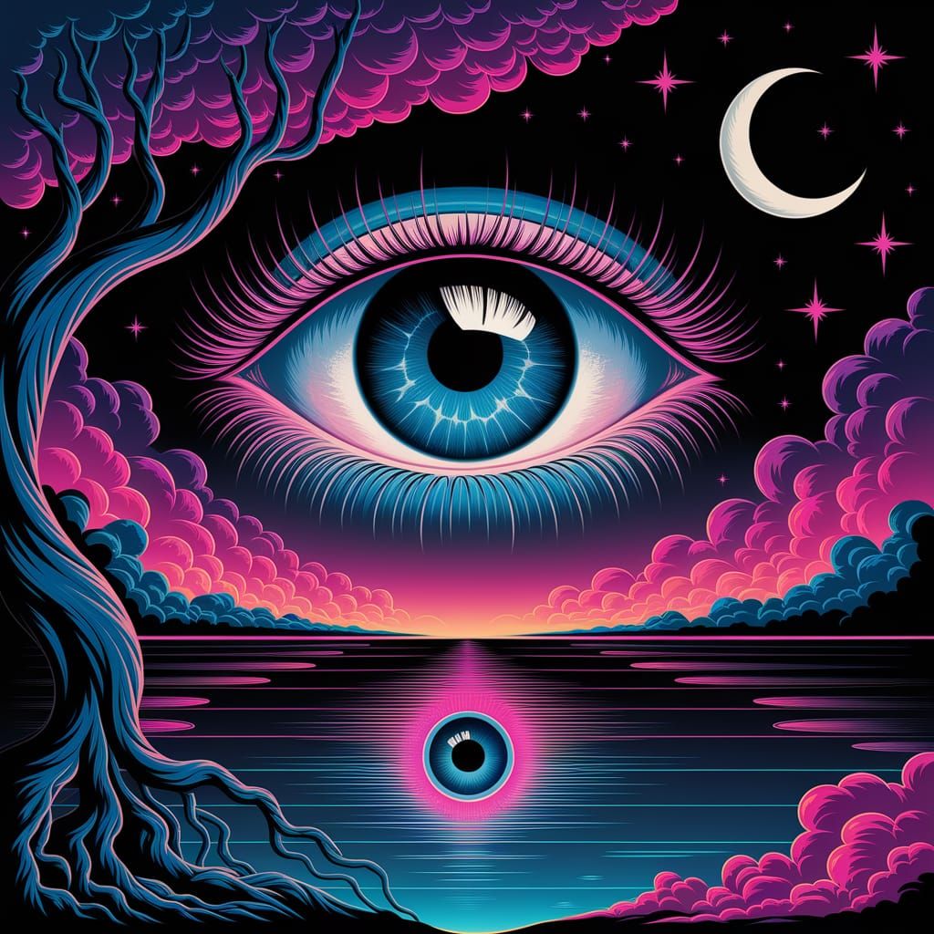 Liminal 3D y 2D Charcoal and India ink alcohol drawing