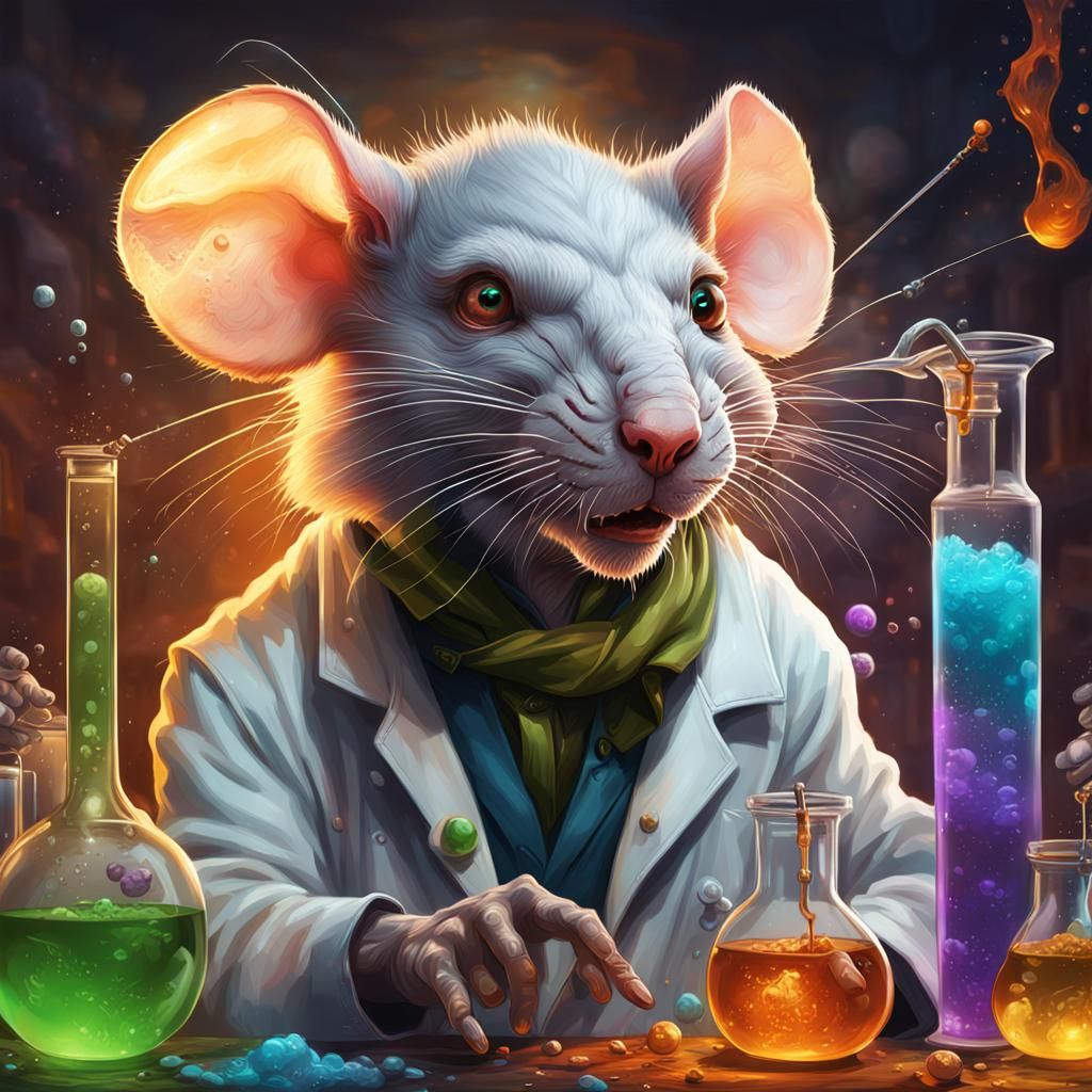 The Alchemy Rat - AI Generated Artwork - NightCafe Creator