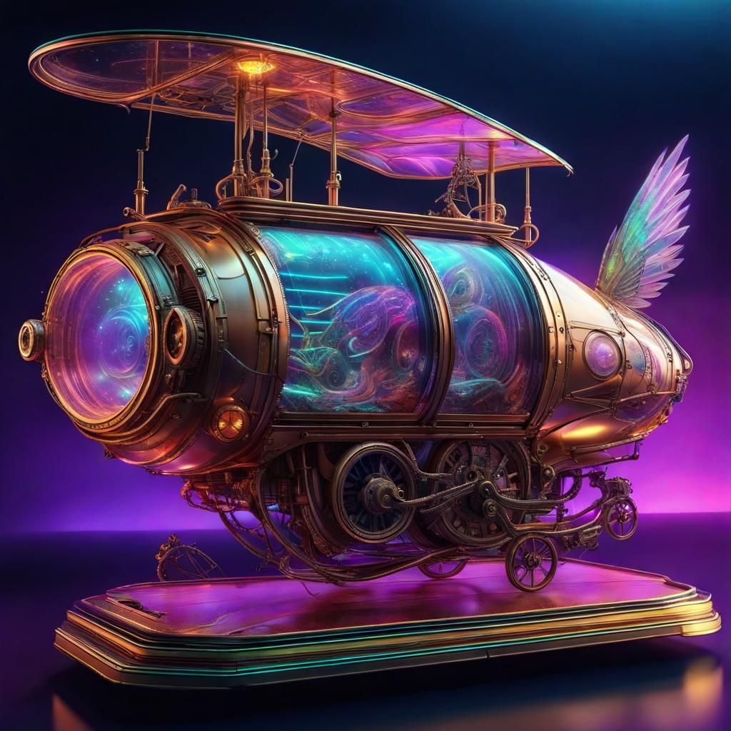 Magic Steampunk Futuristic Machine - AI Generated Artwork - NightCafe ...