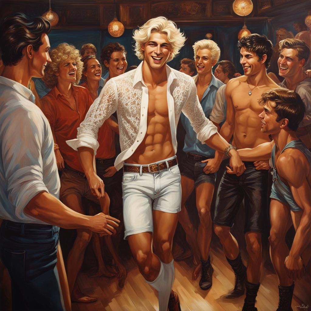 Blond Twink 231130F - AI Generated Artwork - NightCafe Creator