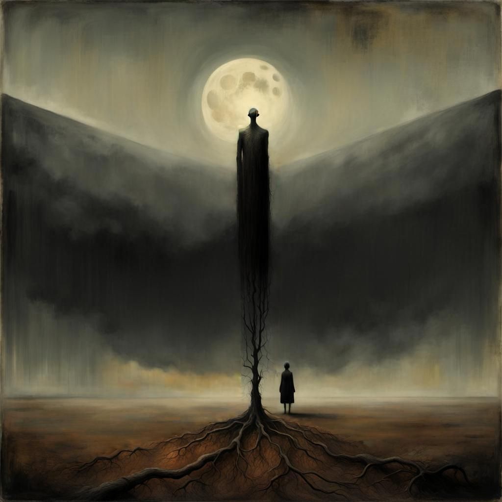 The taller the tree, the deeper the roots - AI Generated Artwork ...
