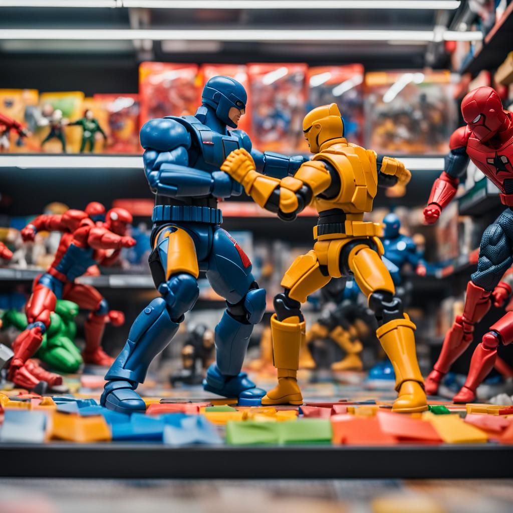 The Toy Store at Night - AI Generated Artwork - NightCafe Creator