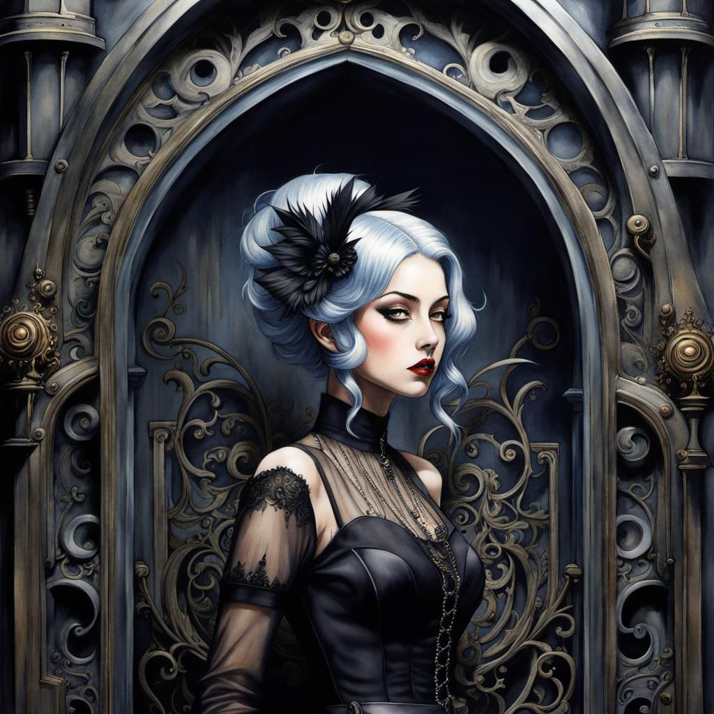 Pulp-style Pinup - AI Generated Artwork - NightCafe Creator