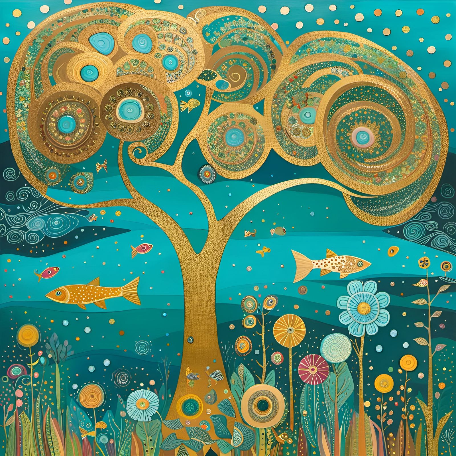 Happy Landscape 3 - AI Generated Artwork - NightCafe Creator