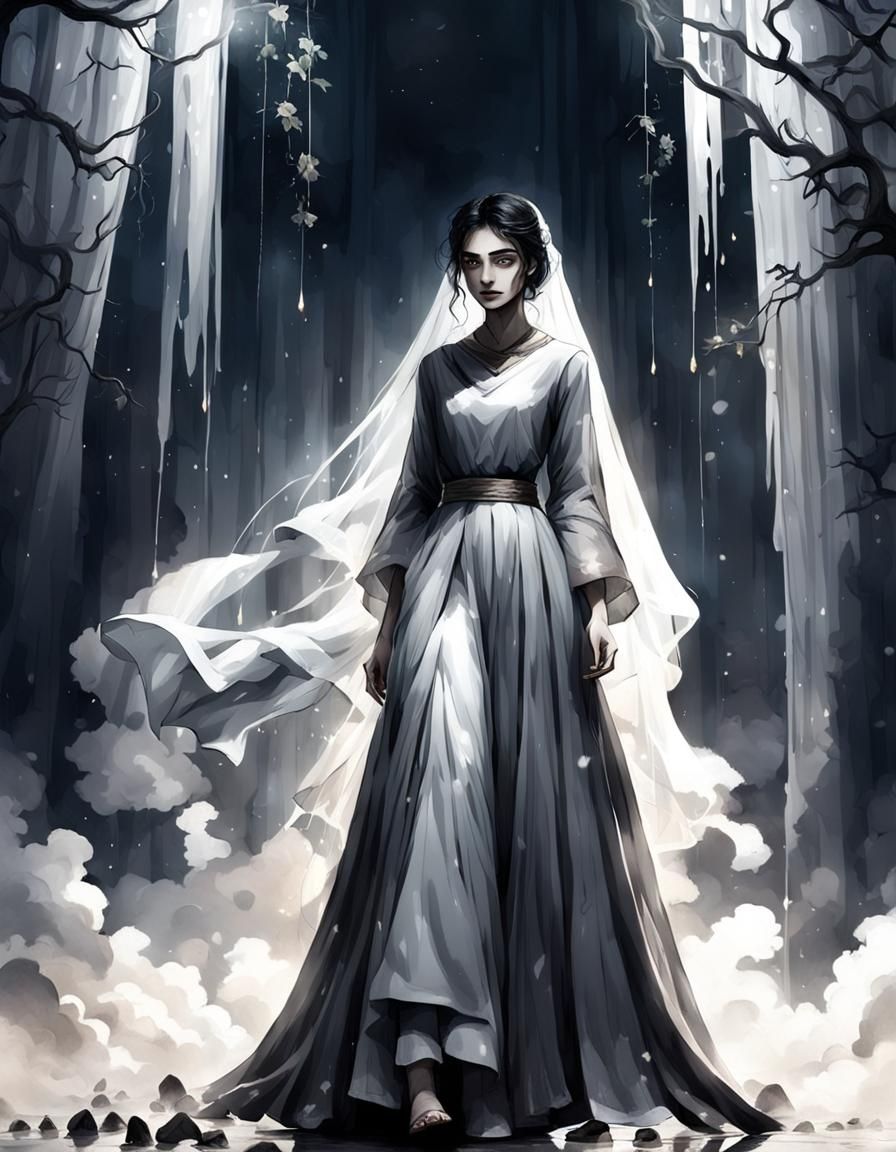 Phantom Bride - AI Generated Artwork - NightCafe Creator