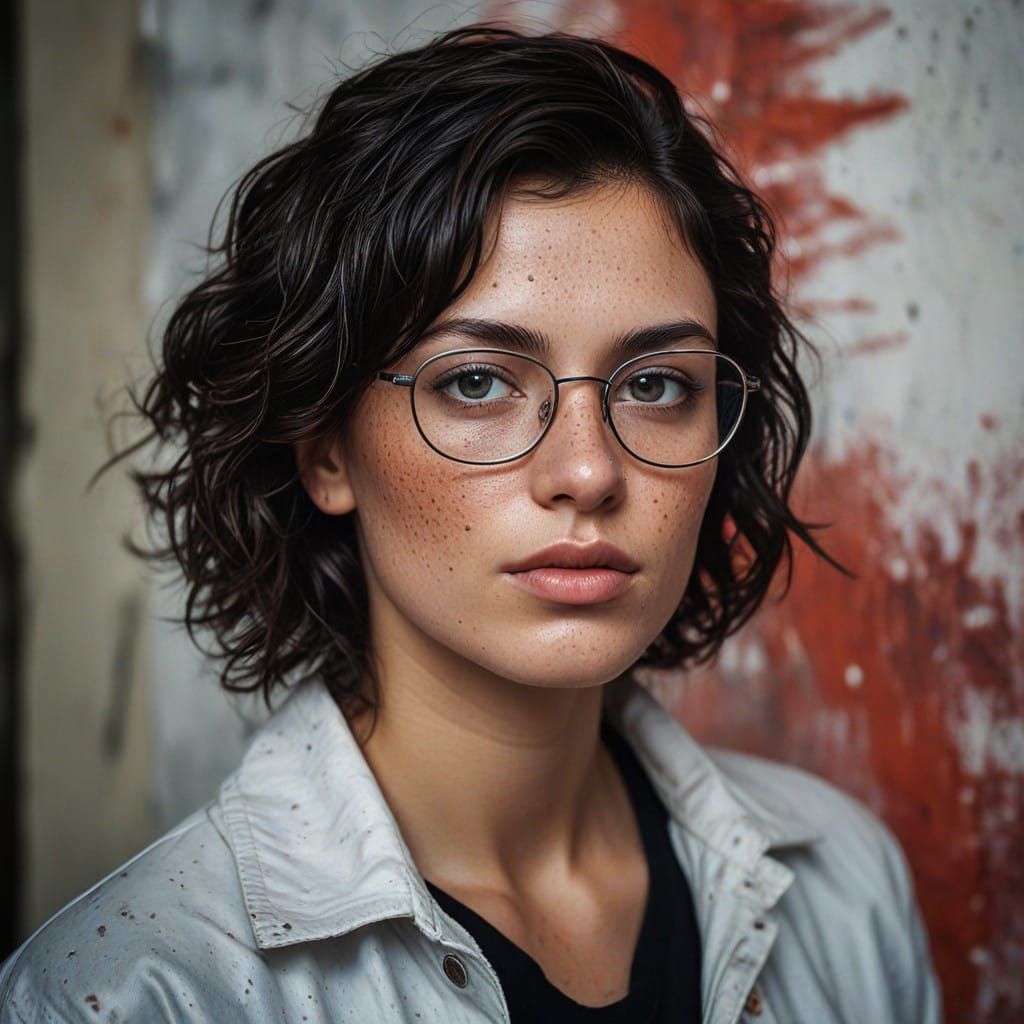 Generosity Grady - Hyperrealistic Portrait of an Artistic Y...