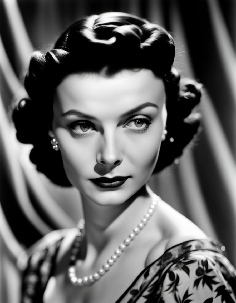 Icon of Old Style Hollywood glamour, Vivian Leigh - AI Generated Artwork - NightCafe Creator