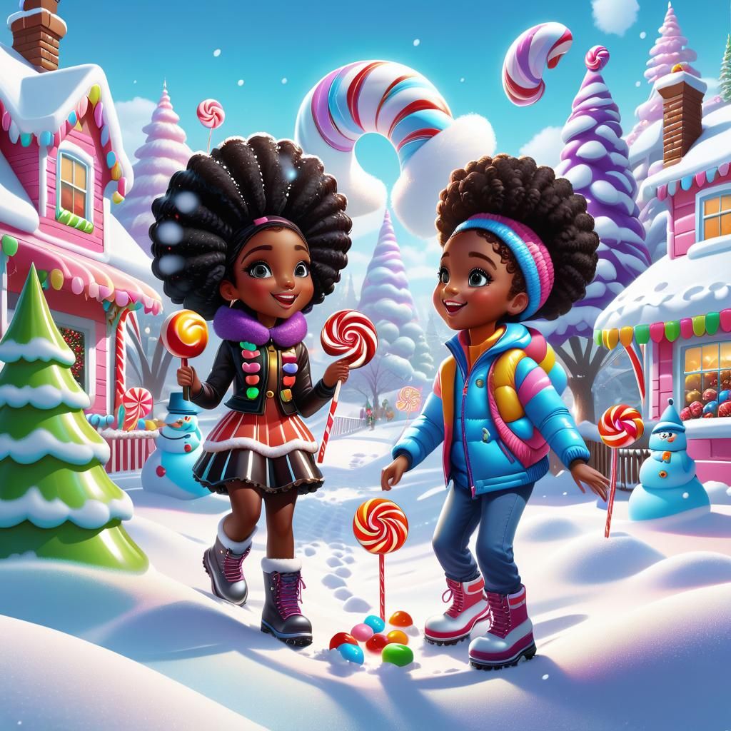 Its a snow day - AI Generated Artwork - NightCafe Creator