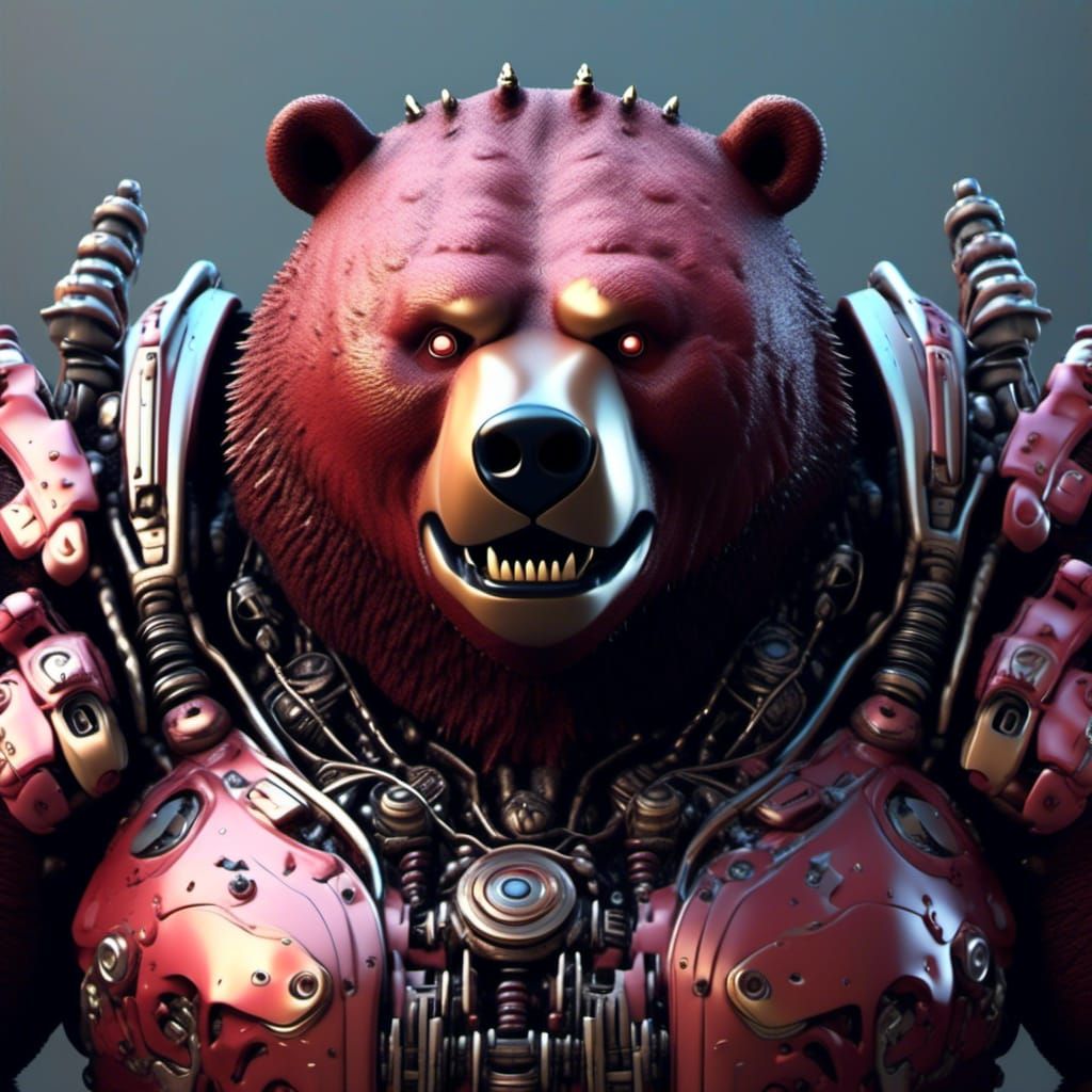 Photograph portrait of a Creepy soul-less cursed cyborg cute obese ...