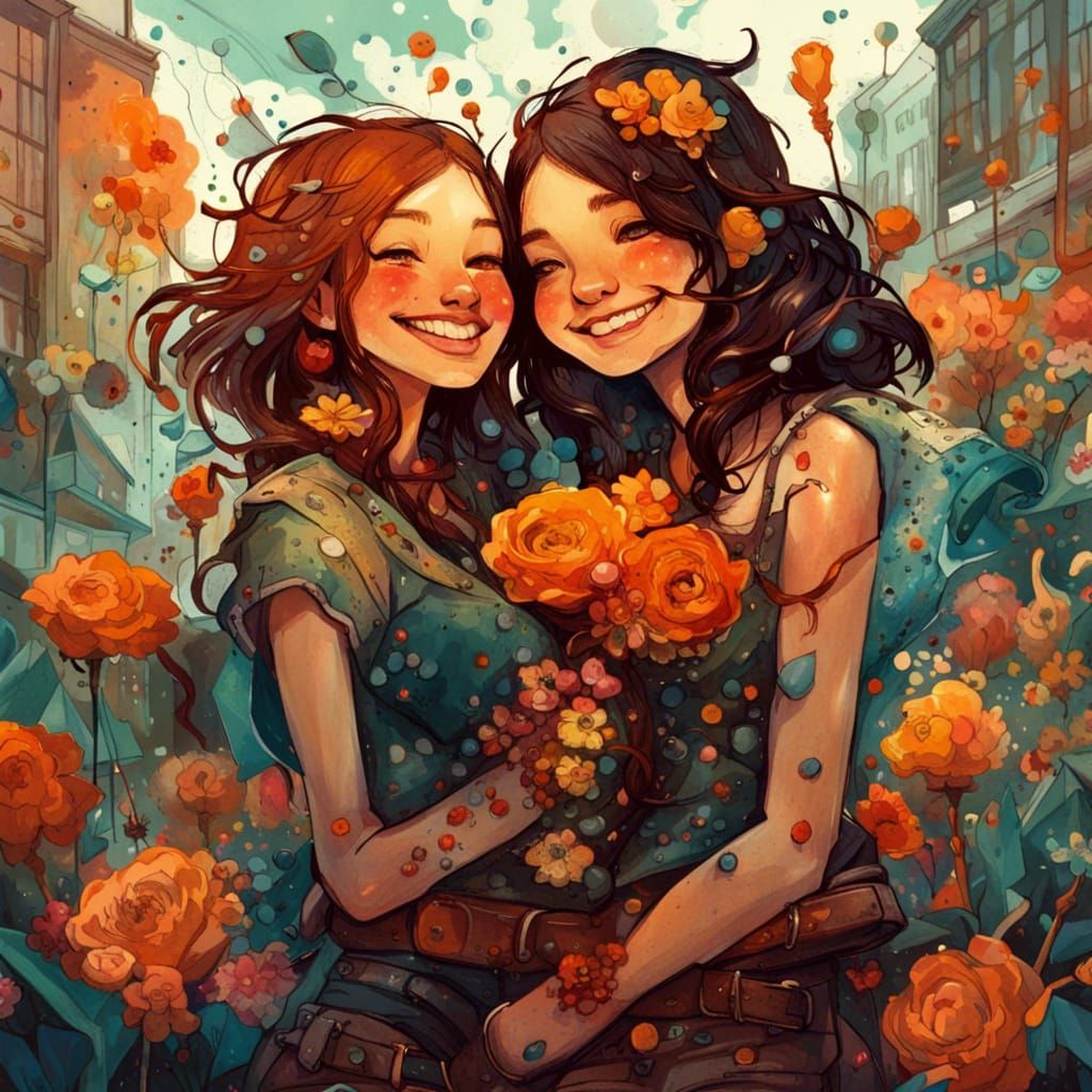 Friends - AI Generated Artwork - NightCafe Creator