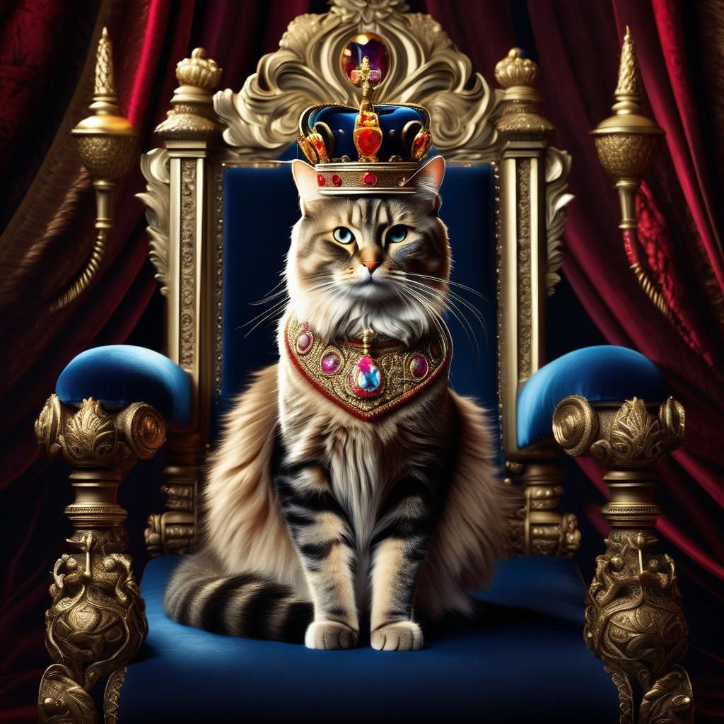Royal cat - AI Generated Artwork - NightCafe Creator