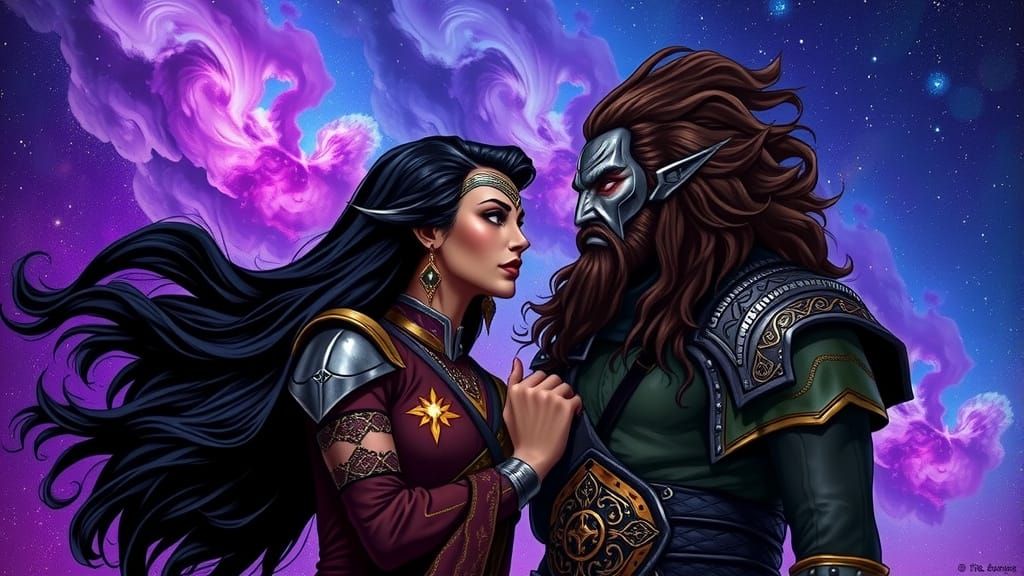 Cosmic beauty and a beast - Tender Klingon Lovers Embrace Un...