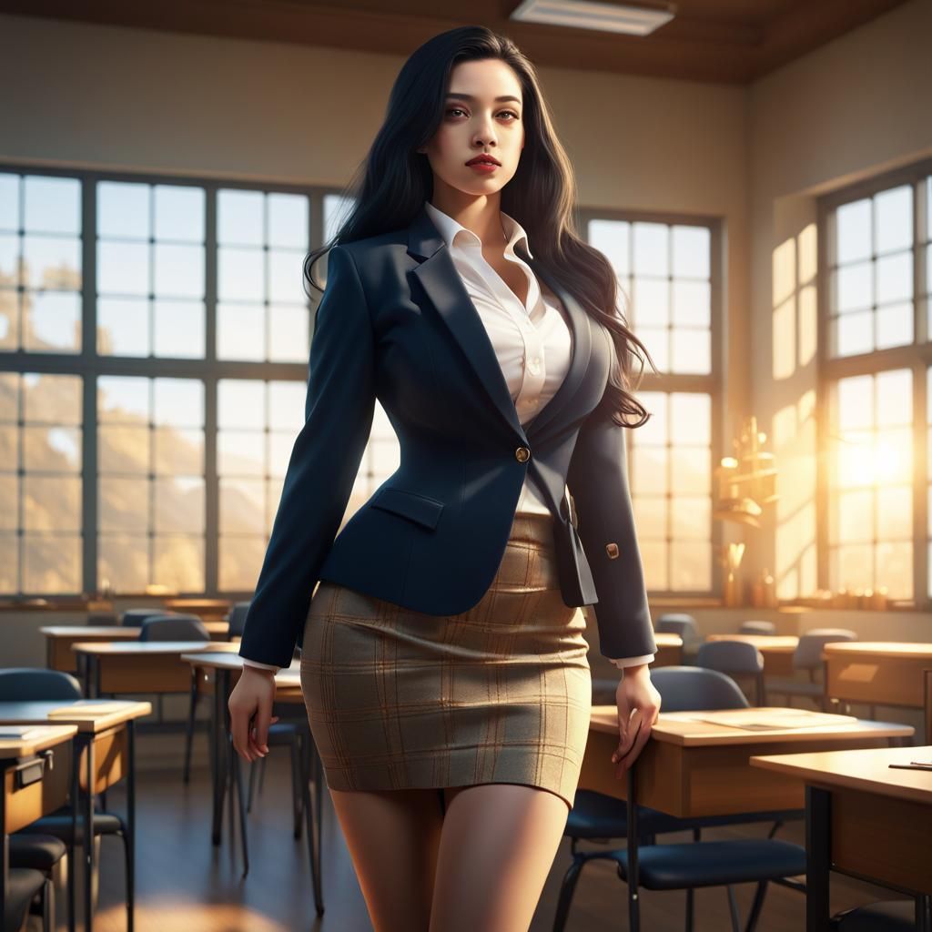 Teacher Kimberly - AI Generated Artwork - NightCafe Creator