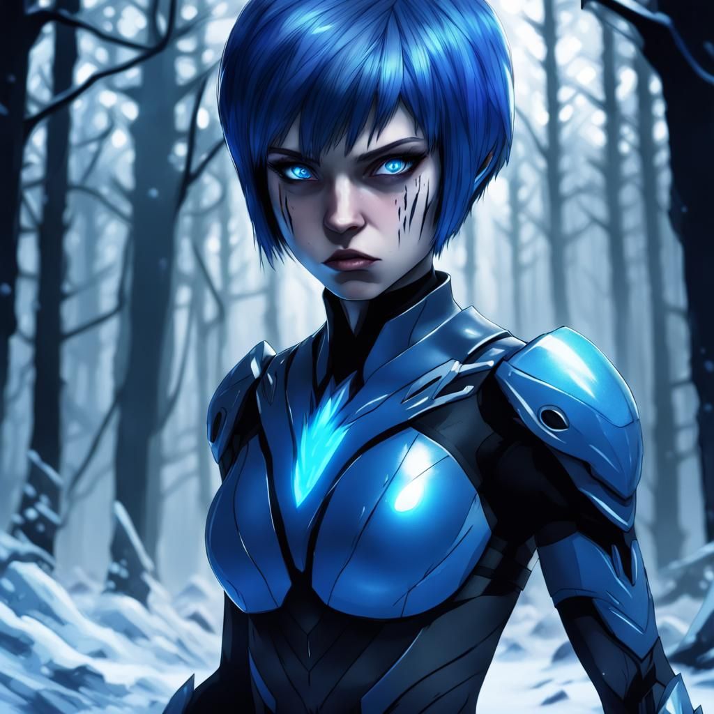 A scifi anime warrior... - AI Generated Artwork - NightCafe Creator