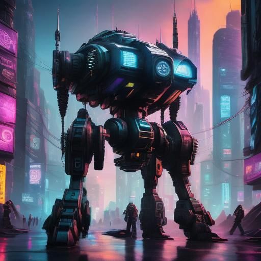 street sweeper - AI Generated Artwork - NightCafe Creator