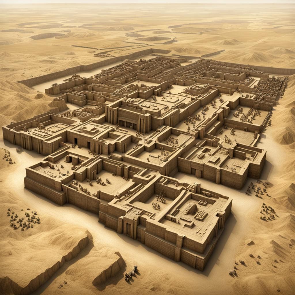 Sumerian city of Uruk - AI Generated Artwork - NightCafe Creator