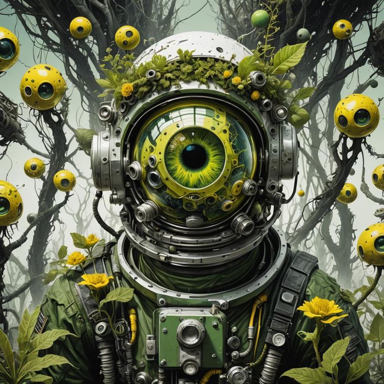 Alien farmer - AI Generated Artwork - NightCafe Creator