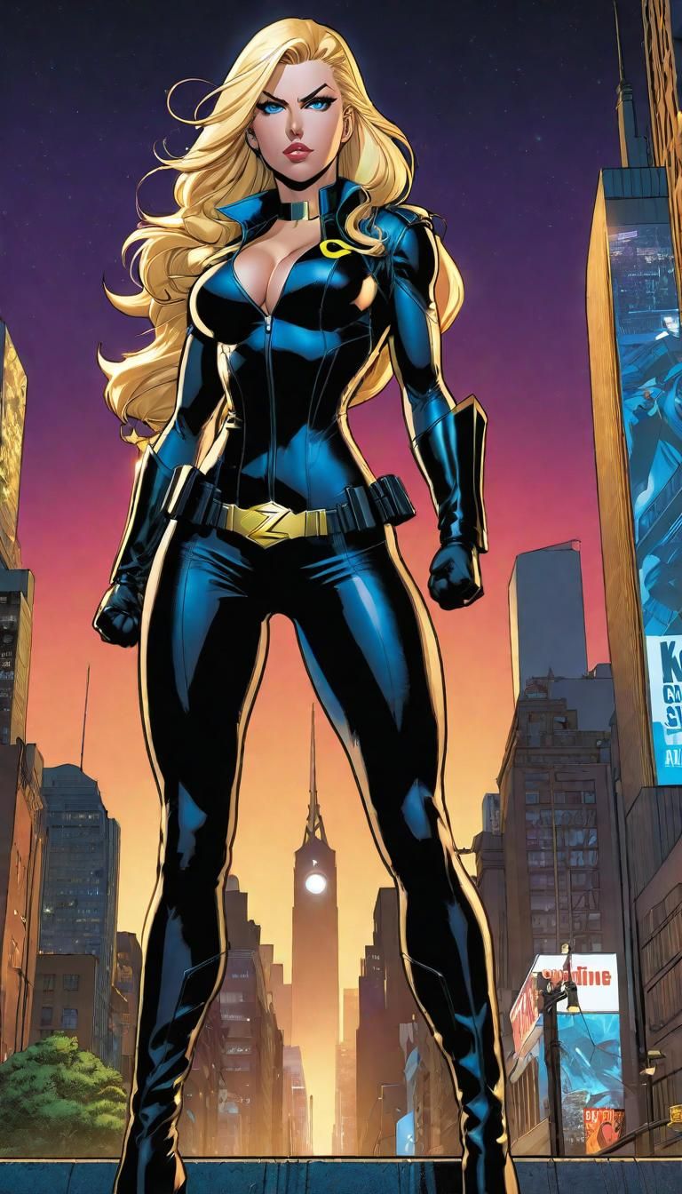 Black Canary - AI Generated Artwork - NightCafe Creator