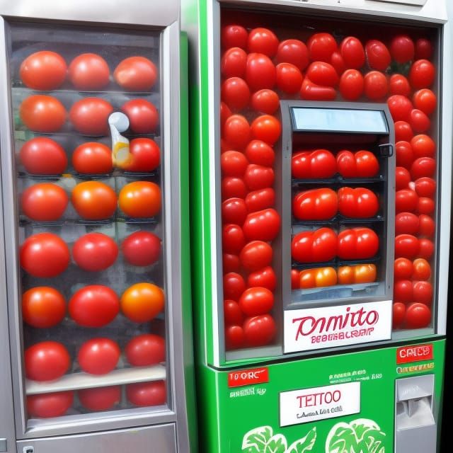 tomato vending machine : r/nightcafe